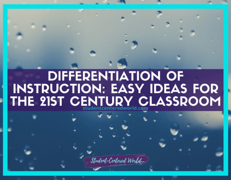 Student Centered Activity Examples for Teaching Strategies