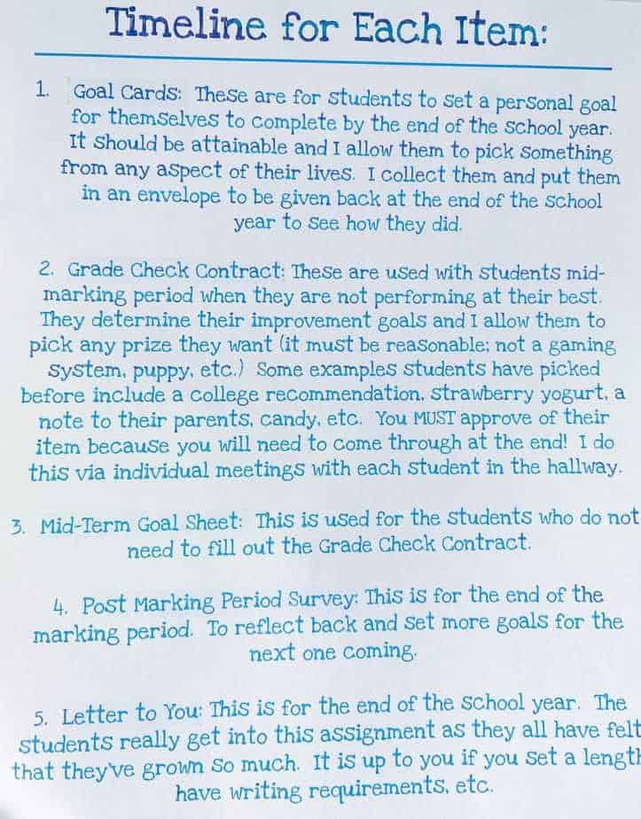 Teaching Growth Mindset Through Goal Setting | Student-Centered World
