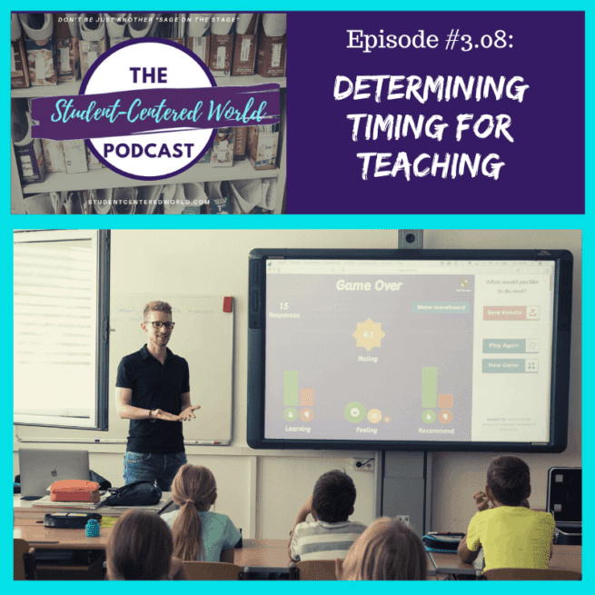 Easy Tips for Teacher Timing in the K-12 Classroom - Student-Centered ...