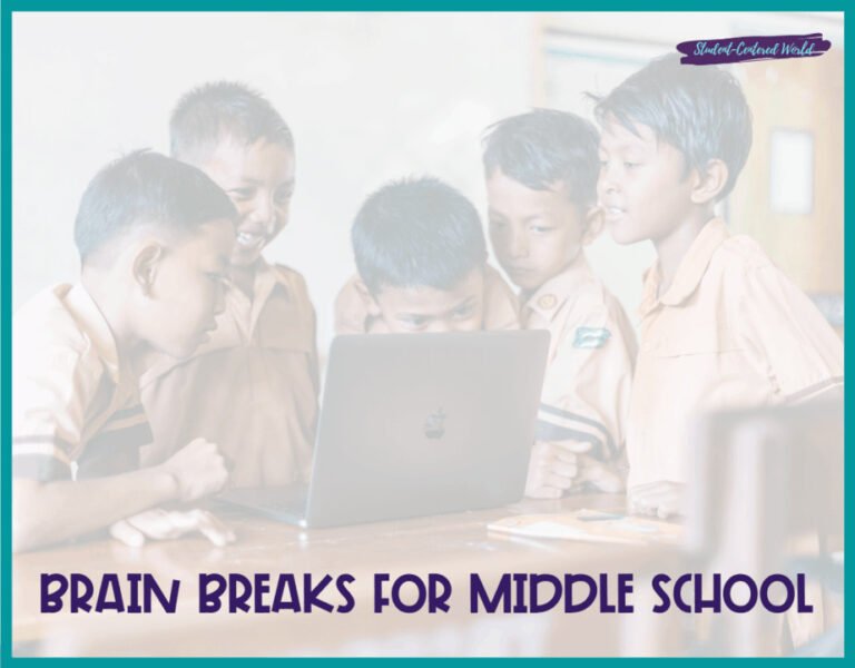 Brain Breaks for Middle School: A Guide for Teachers