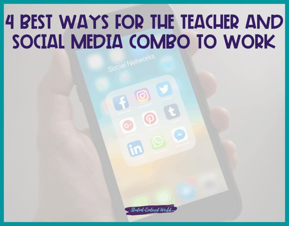 The Teacher and Social Media: Why It's Important to Connect