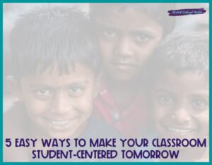 Student-Centered Classroom Design for Learning with Examples