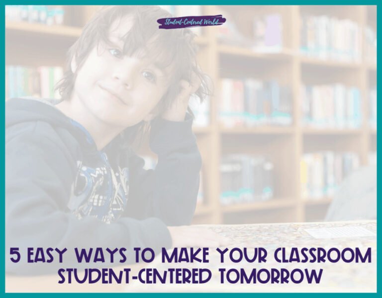 Student-Centered Classroom Design for Learning with Examples