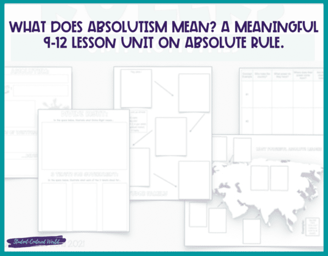 What Does Absolutism Mean? A Meaningful 9-12 Lesson Unit on Absolute Rule