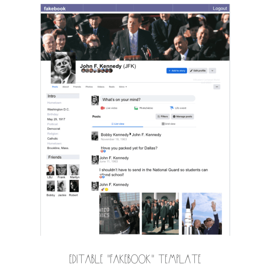 History Templates ⋆ Student-Centered World