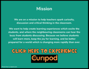 Curipod: AI Tool for Teaching Lesson Alternatives