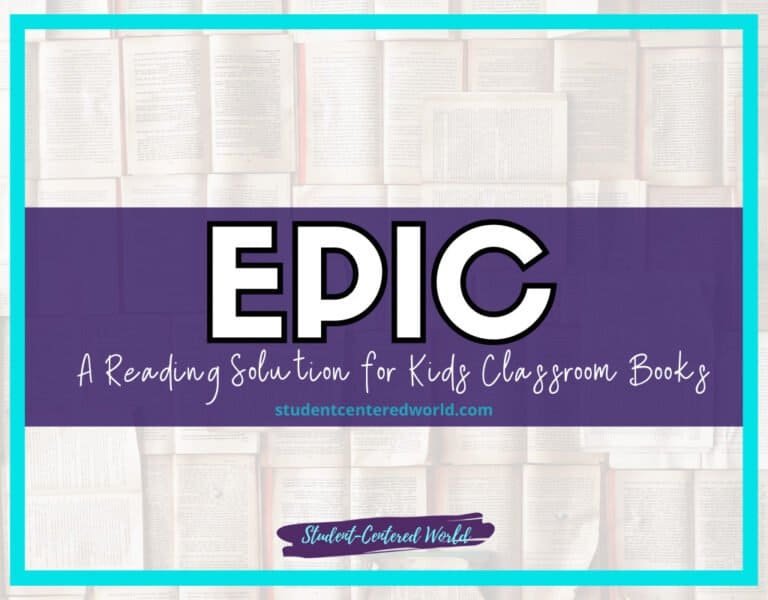 Epic: A Reading Solution for Kids Classroom Books