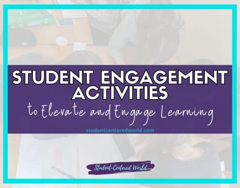 Student Engagement Activities: Elevate and Engage Learning